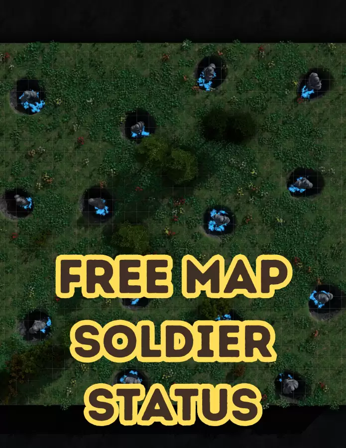 FREE MAP - SOLDIER STATUES - PlanarInk Editions | DriveThruRPG