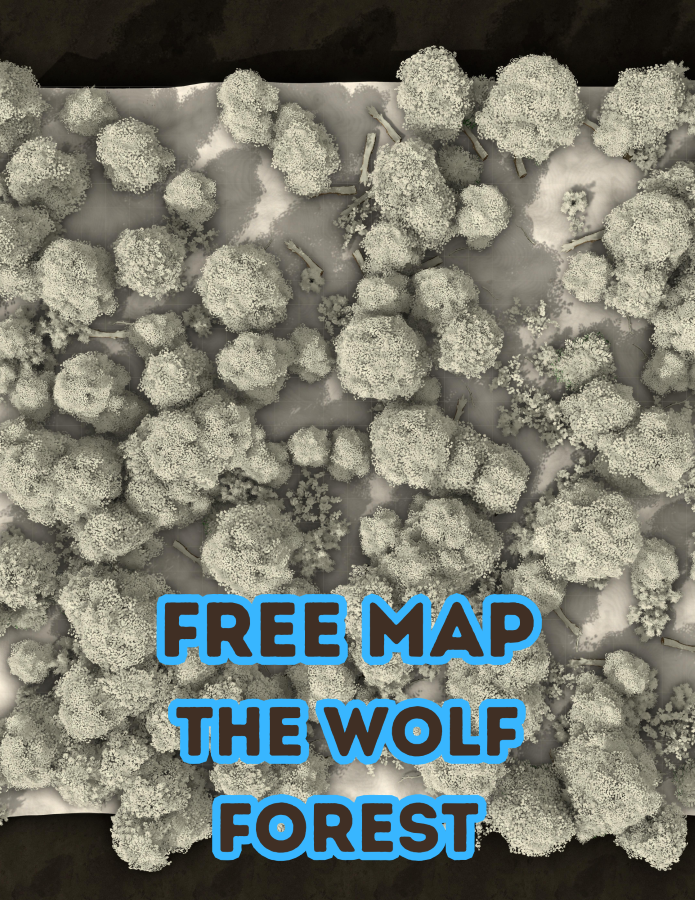 FREE MAP - The Wolf Forest - PlanarInk Editions | DriveThruRPG