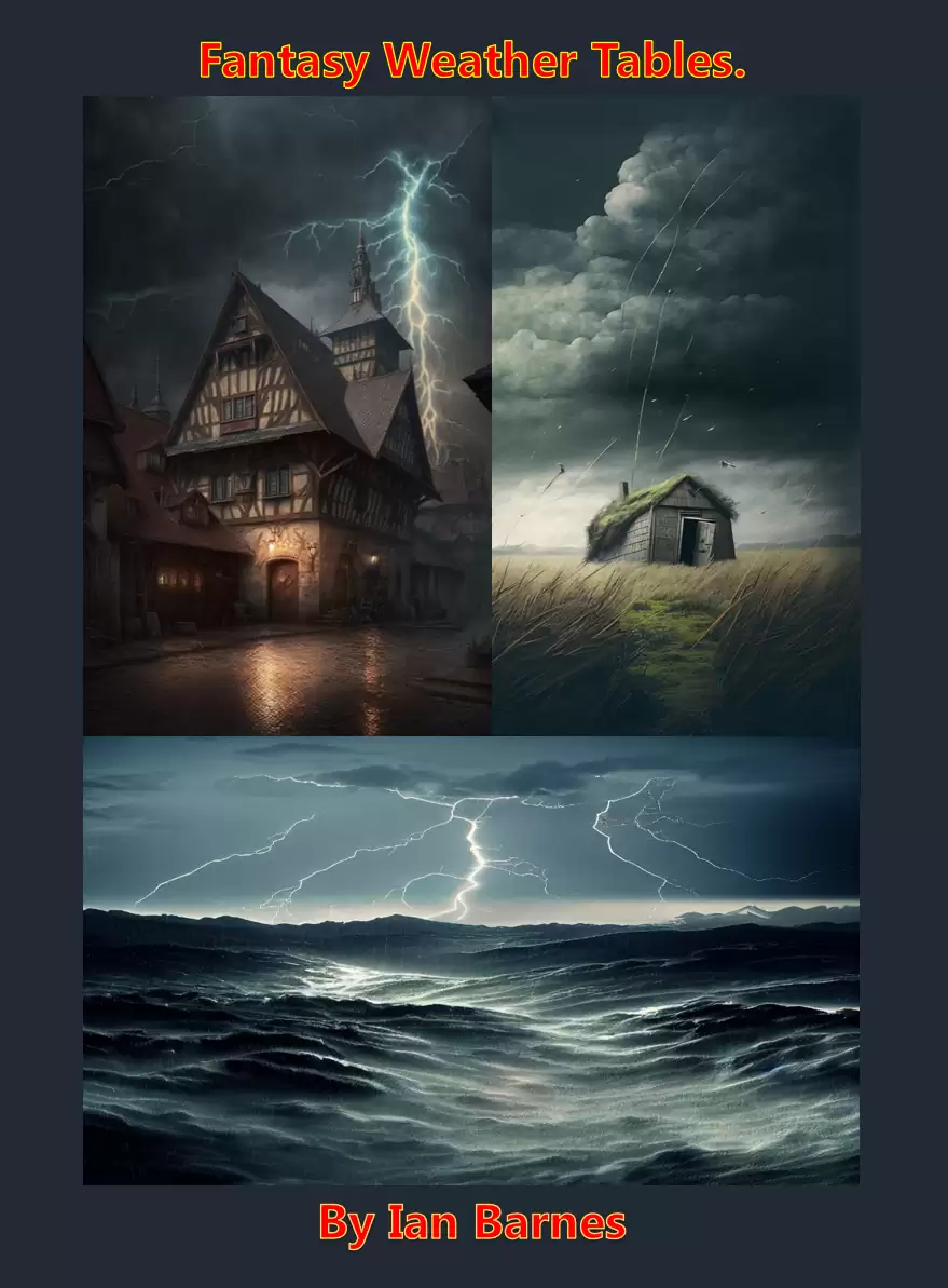 Fantasy Weather Tables. - Ian Barnes | DriveThruRPG