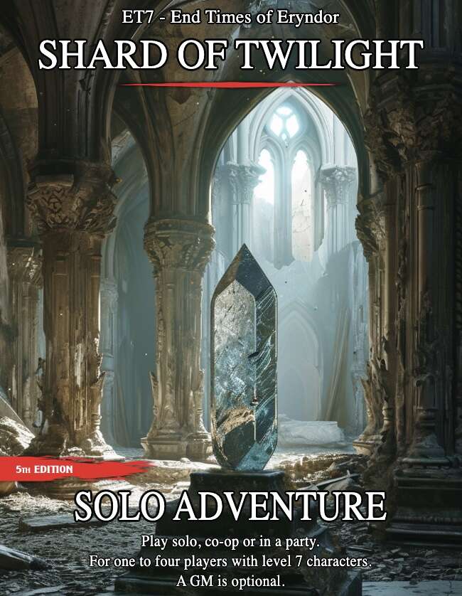 ET7 - Shard of Twilight (Solo 5e Adventure) - Elfypunk | DriveThruRPG