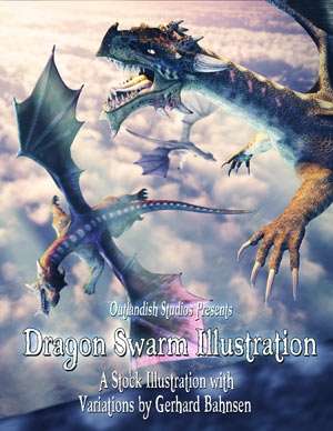 Dragon Swarm Stock Illustration - Outlandish Studios | DriveThruRPG