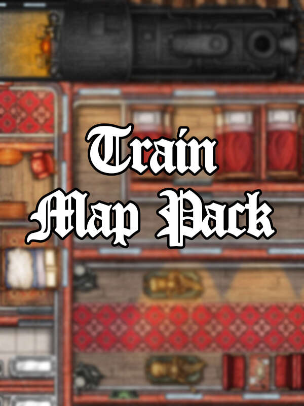 Train Map Pack - Cartograph's Hut | Cartograph's Hut | DriveThruRPG