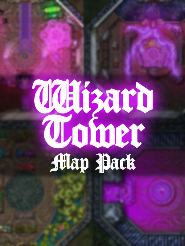Wizard Tower Map Pack - The Cartographer's Hut | DriveThruRPG