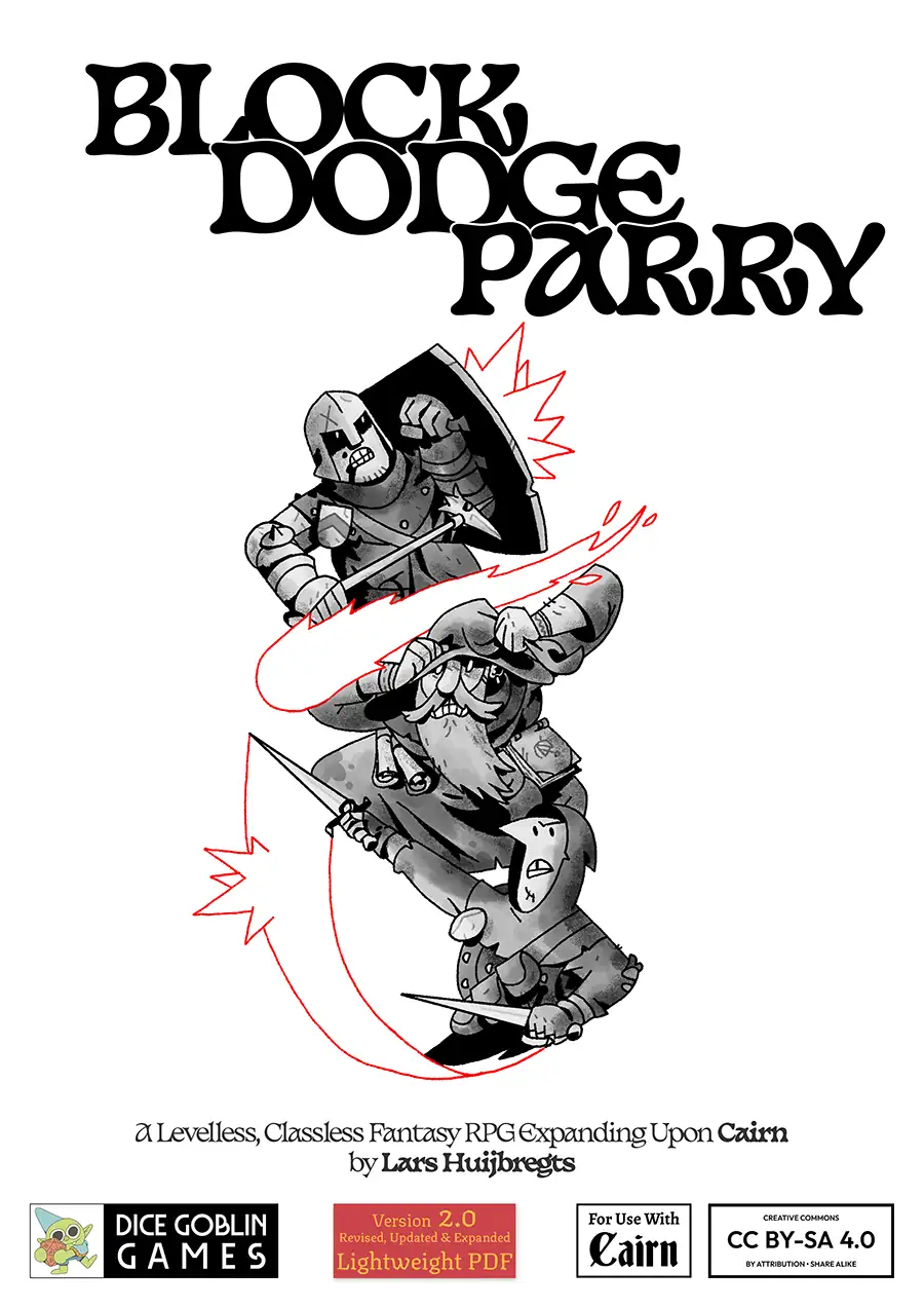 Block, Dodge, Parry - A Levelless, Classless Expansion of Cairn - Dice ...