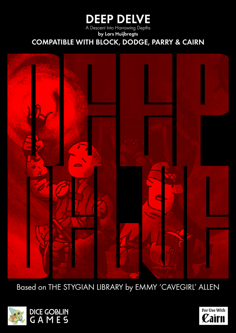 DEEP DELVE - Adventure for Cairn & Block, Dodge, Parry - Dice Goblin ...