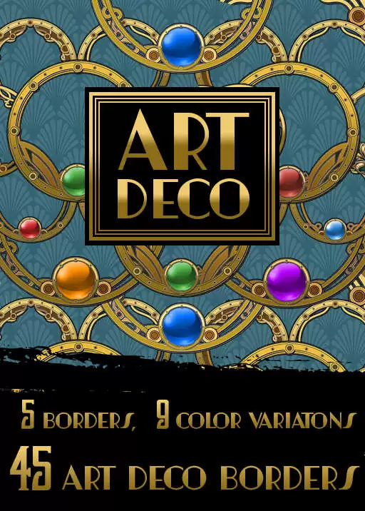 Art Deco: Portrait Borders VTT Tokens - TöMa | VTT Tokens | DriveThruRPG
