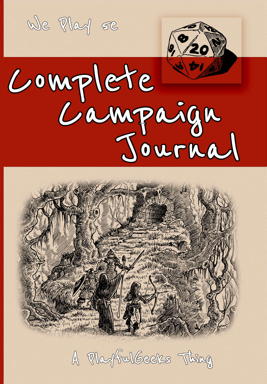 Complete Campaign Journal - Tablet Edition - Playful Geeks | DriveThruRPG