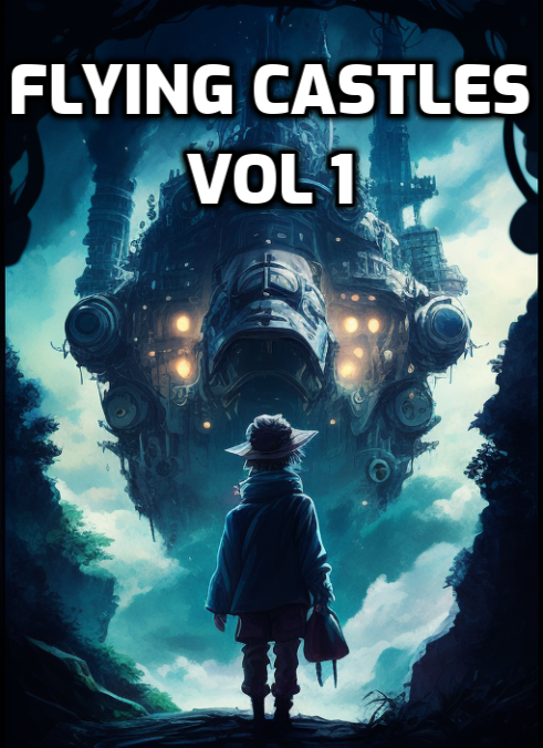 Stock art - 36 Flying Castles - Volume 1 - FantasyLandscapes | DriveThruRPG