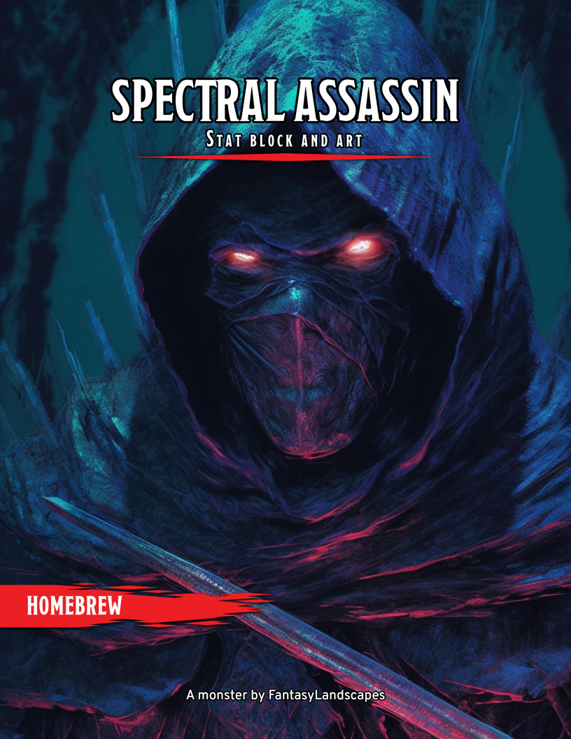 Spectral Assassin - Creature Stat Blocks and Art - FantasyLandscapes ...