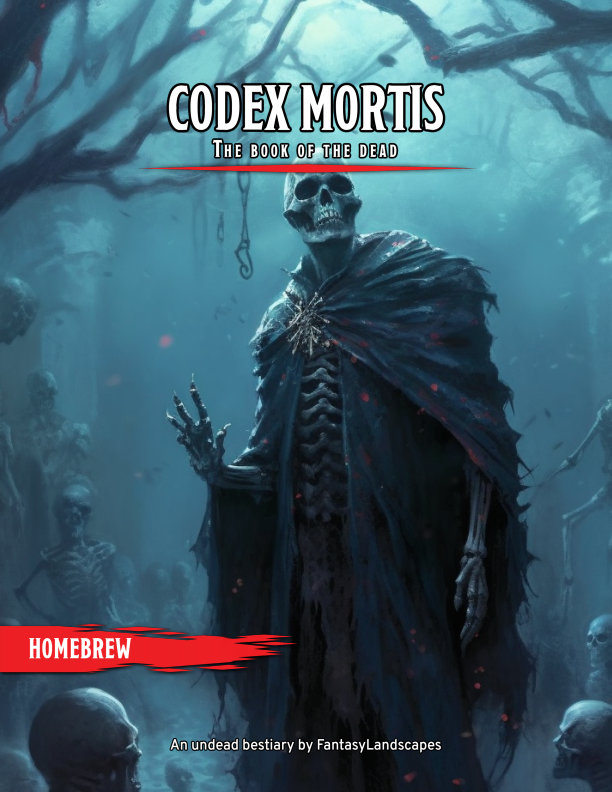 Codex Mortis - 20+ Undead monstrosities with stats and art ...