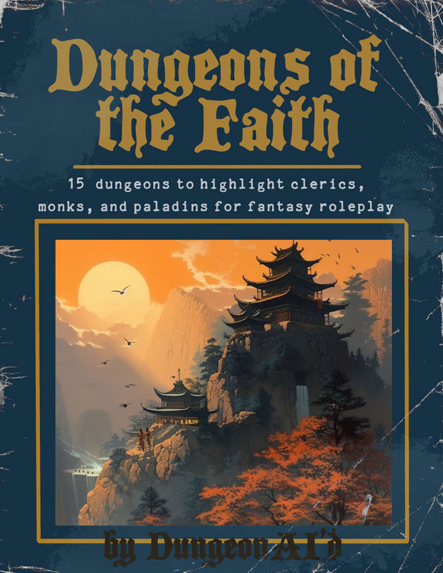 Dungeons of the Faith - DungeonAI'd | DungeonAI'd | DriveThruRPG
