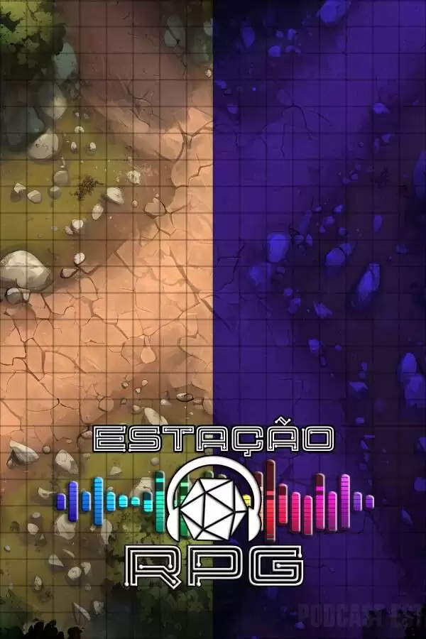 Road [8] - Battlemap - Estação RPG | Battle Maps - Roads | DriveThruRPG
