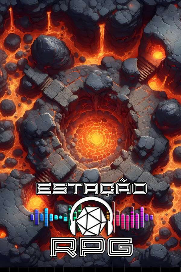 Lava Cave [7] - Battlemap - Estação RPG | Battle Maps - Caves ...