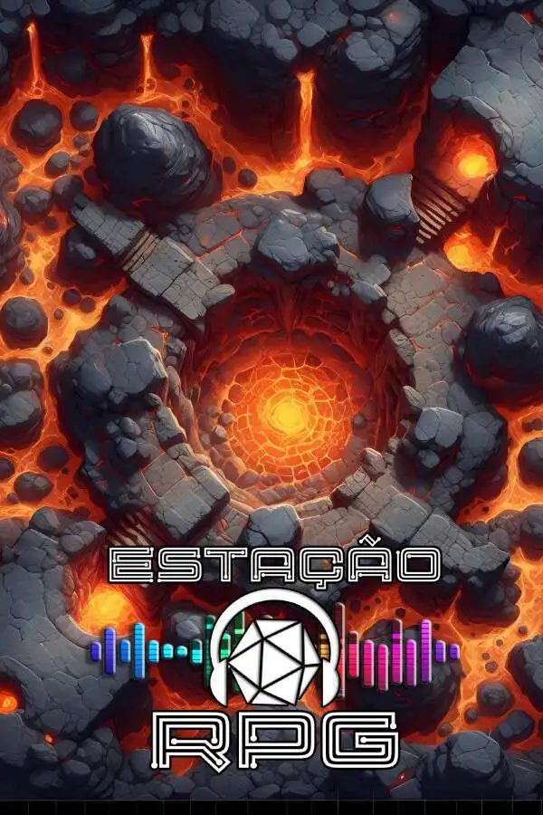 Lava Cave [7] - Battlemap - Estação RPG | Battle Maps - Caves ...