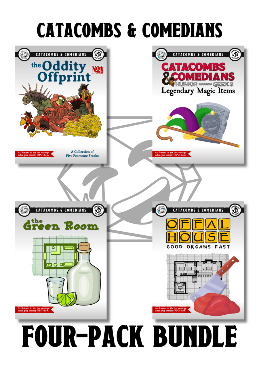 Catacombs & Comedians Four-Pack Special [BUNDLE] - Catacombs & Comedians | Catacombs & Comedians ...