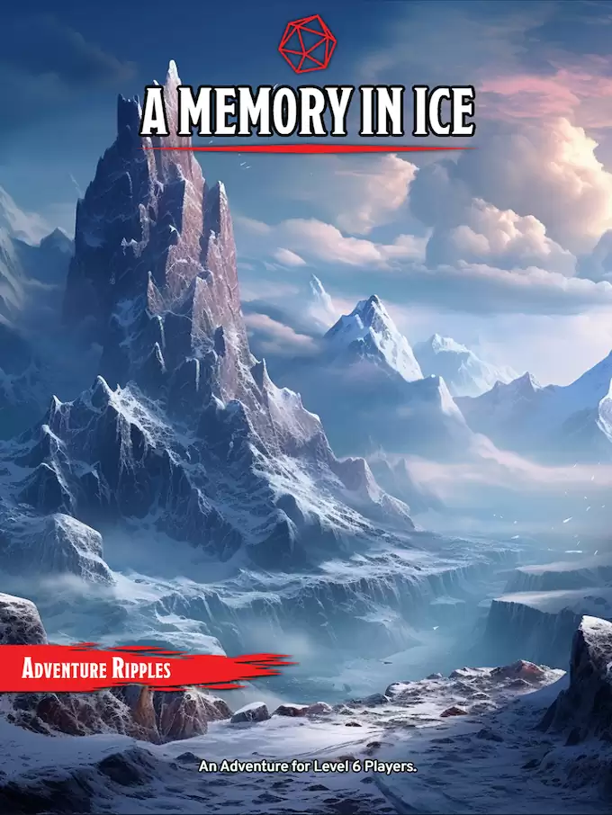 A Memory In Ice - Adventure Ripples | DriveThruRPG