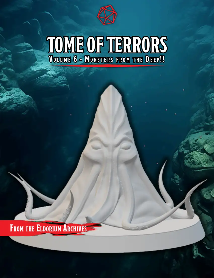Vampire Squid STL - Adventure Ripples | DriveThruRPG