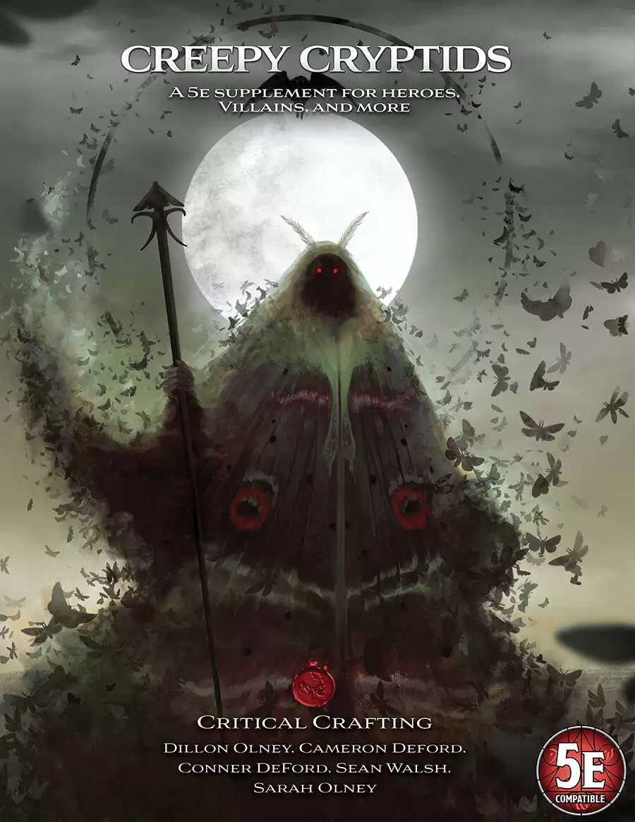 Creepy Cryptids - Critical Crafting | DriveThruRPG