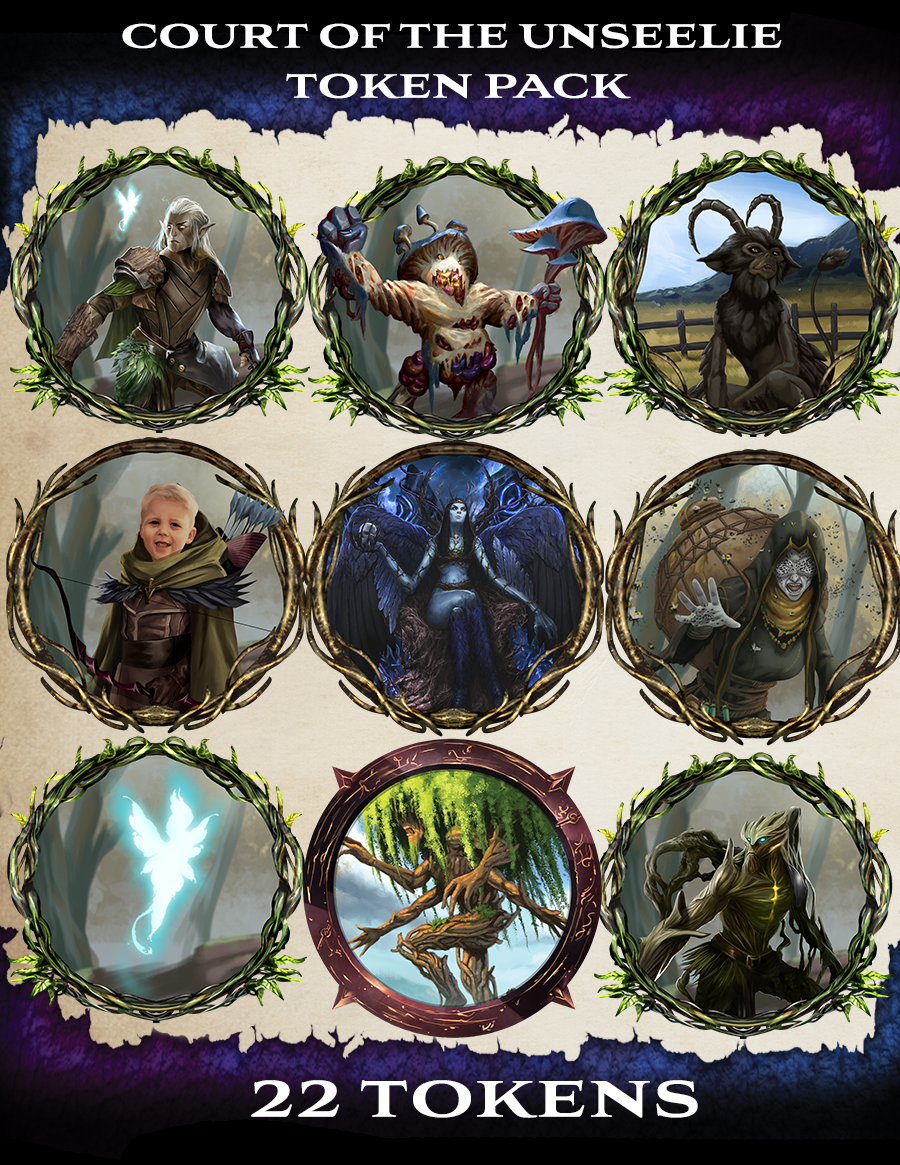 The Court of the Unseelie Token Pack - Critical Crafting | DriveThruRPG