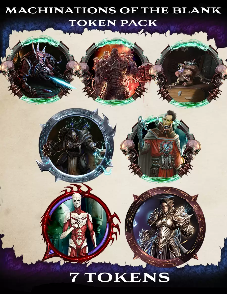 Machinations of the Blank Token Pack - Critical Crafting | DriveThruRPG