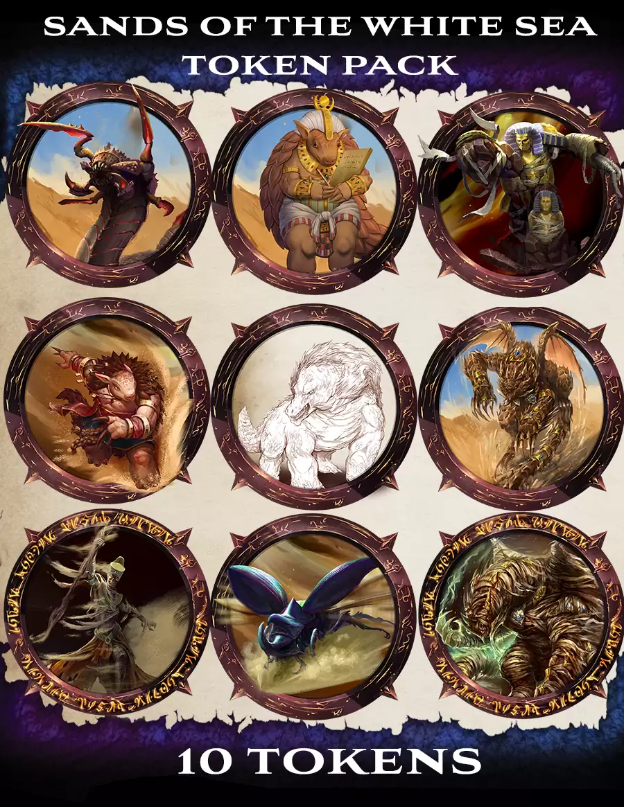 Sands of the White Sea Token Pack - Critical Crafting | DriveThruRPG
