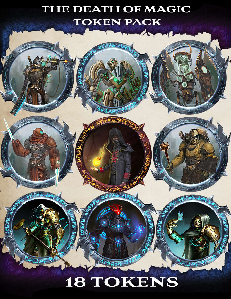 The Death of Magic Token Pack - Critical Crafting | DriveThruRPG