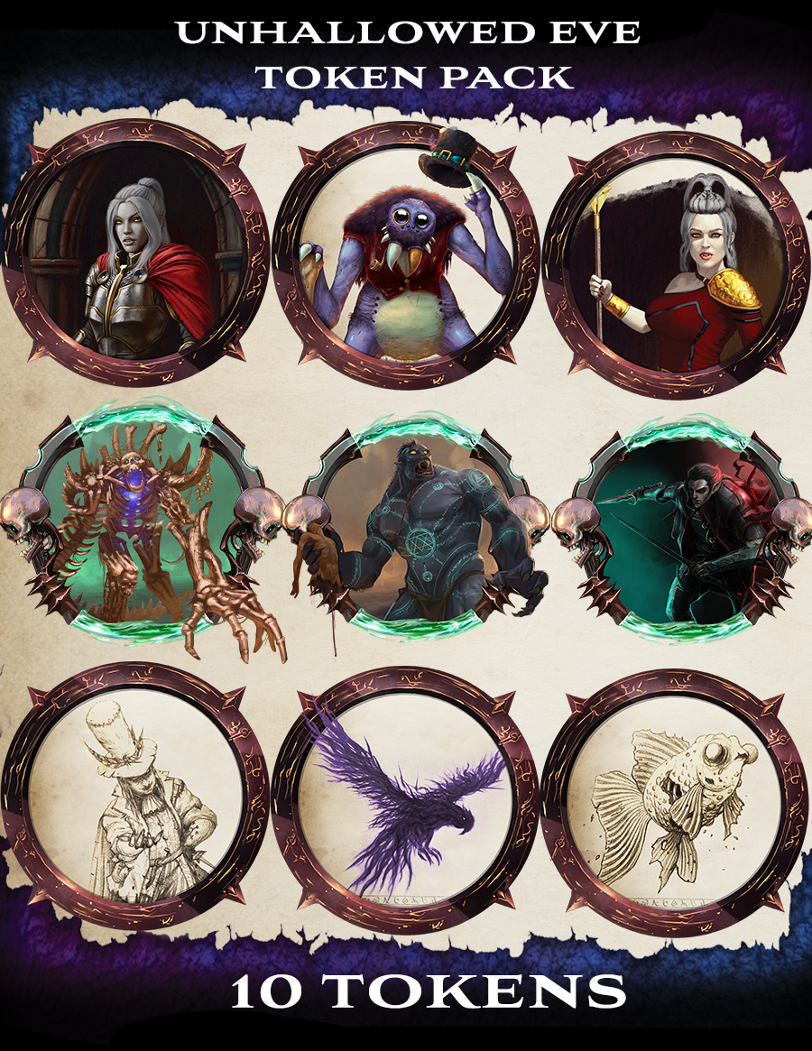 Unhallowed Eve Token Pack - Critical Crafting | DriveThruRPG