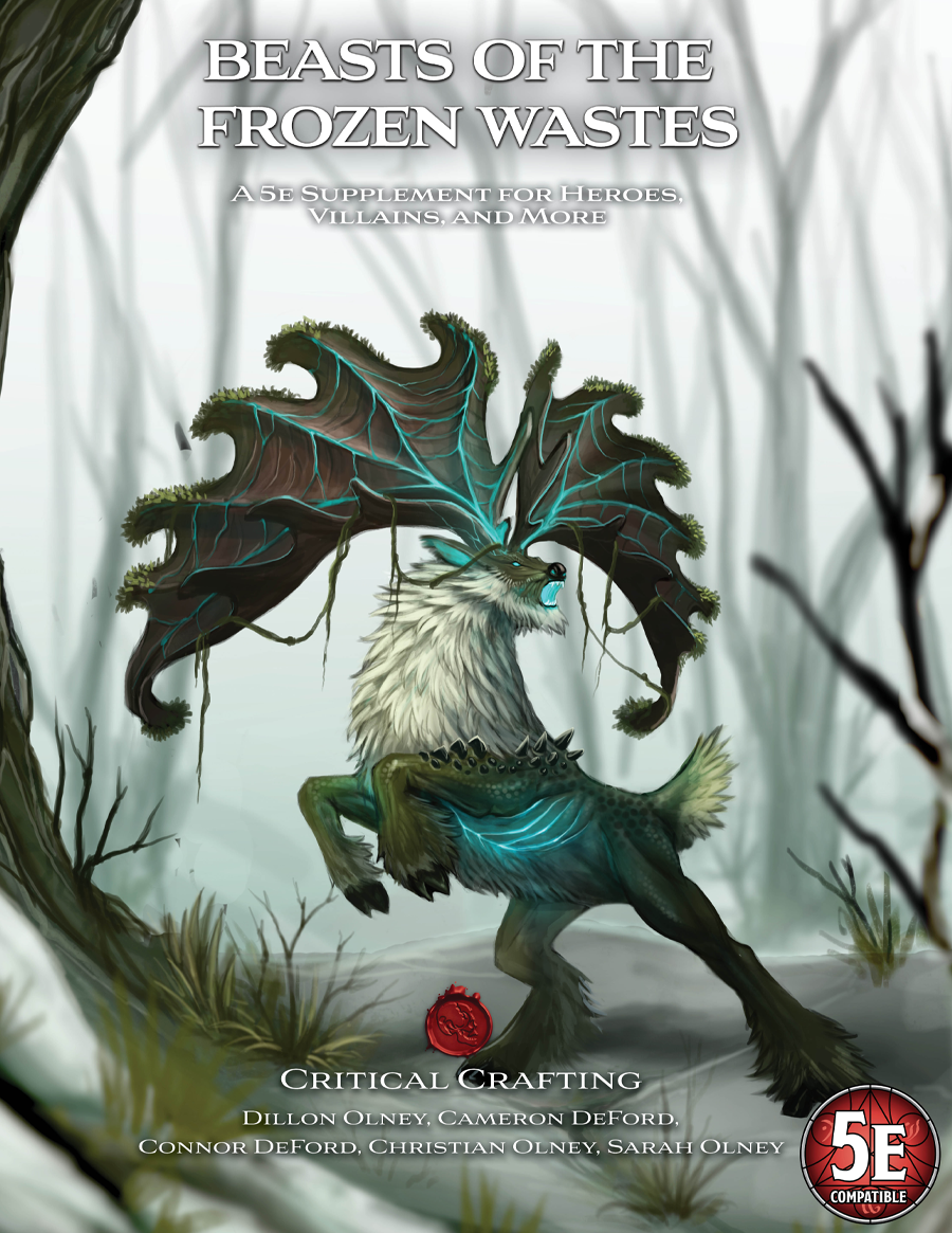 Beasts of the Frozen Wastes - Critical Crafting | DriveThruRPG