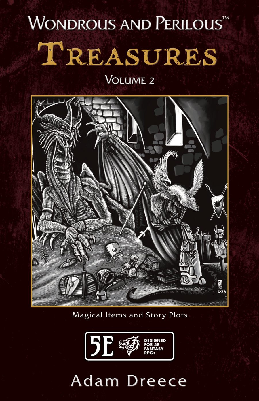 Wondrous and Perilous™ Treasures, volume 2, Fifth Edition Fantasy - ADZO Publishing | DriveThruRPG