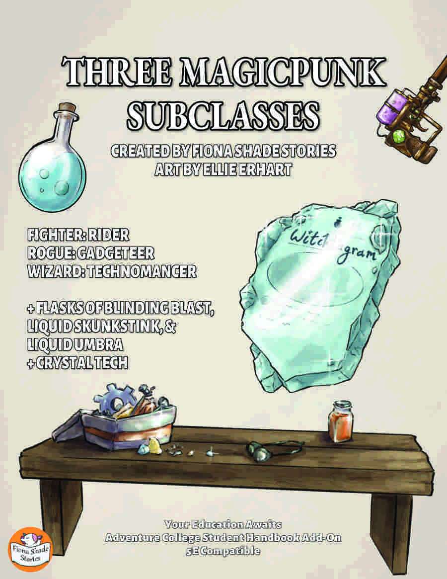 Three Magicpunk Subclasses - Fiona Shade Stories | DriveThruRPG