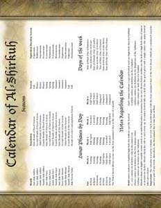 Hellfrost Land of Fire Calendar - Triple Ace Games | Land of Fire ...