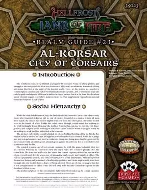 Hellfrost Land of Fire Realm Guide #23: Al-Korsar, City of Corsairs ...
