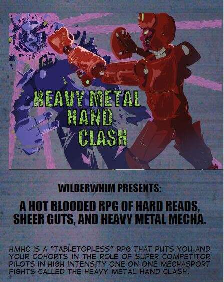 HEAVY METAL HAND CLASH - Wilderwhim | DriveThruRPG