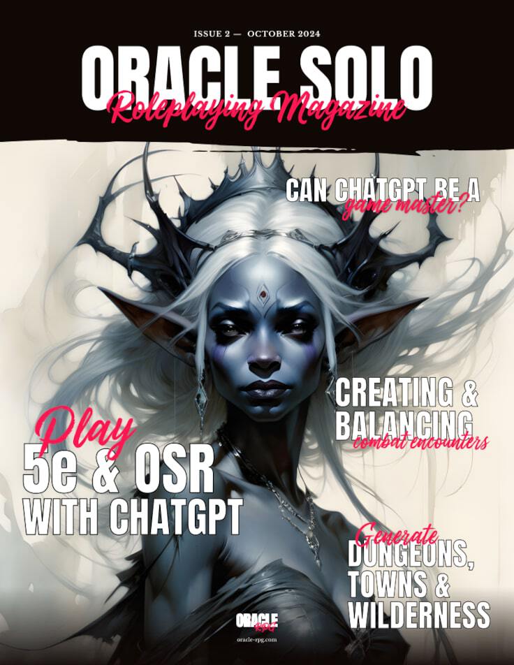Oracle Solo Roleplaying Magazine Issue 2 - Oracle RPG | DriveThruRPG