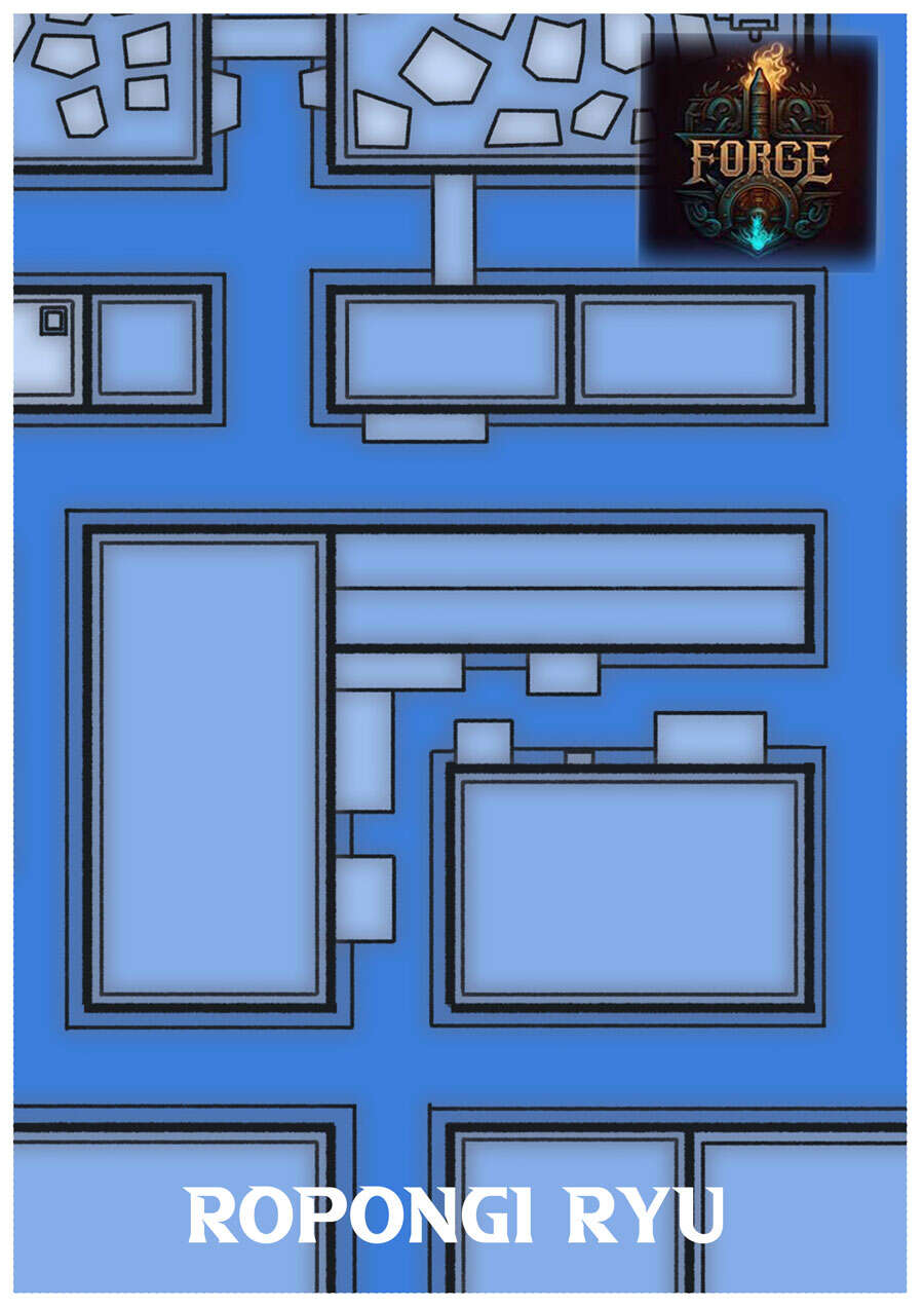 City Map : Ropongi - RPG Forge | Sci-Fi Maps | DriveThruRPG