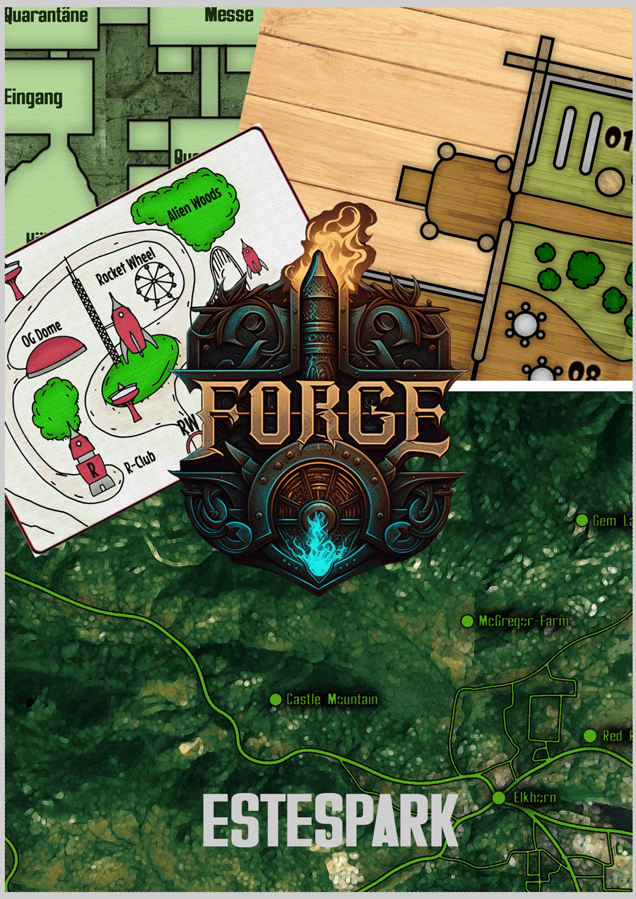 Forge Map : Estes Park - RPG Forge | Post Apokylyptic | DriveThruRPG