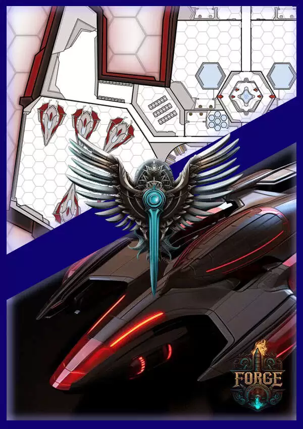 Stardust : Walhalla - RPG Forge | Sci-Fi Maps | DriveThruRPG