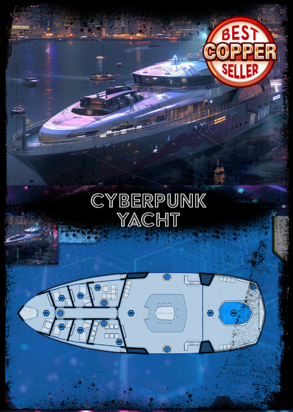 RPG Forge : Cyberpunk Yacht - RPG Forge | Cyberpunk | DriveThruRPG