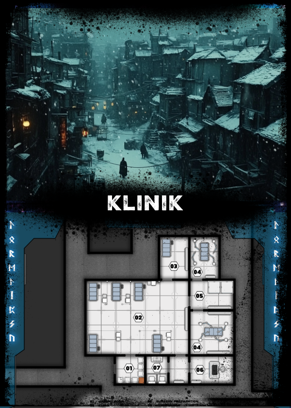RPG Forge : klinik - RPG Forge | Sci-Fi Maps | Cyberpunk | DriveThruRPG