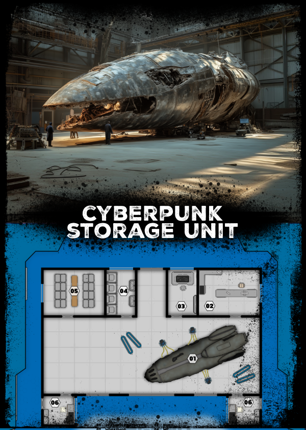RPG Forge : cyberpunk storage unit - RPG Forge | Cyberpunk | DriveThruRPG
