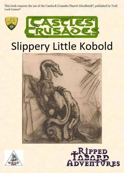 Slippery Little Kobold - Ripped Tabard Adventures | DriveThruRPG