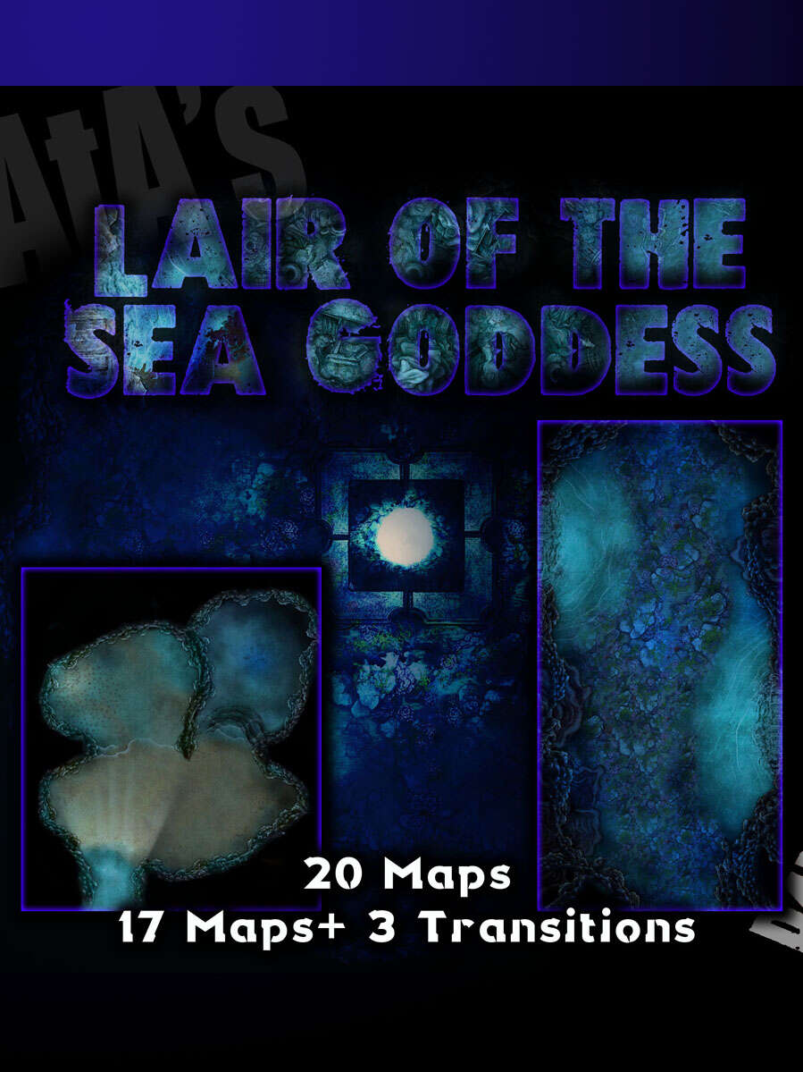 AtA's Lair of the Sea Goddess - Dead4umedia | DriveThruRPG