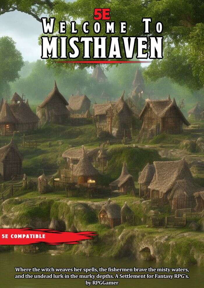 Welcome to Misthaven - RPGGamer | DriveThruRPG