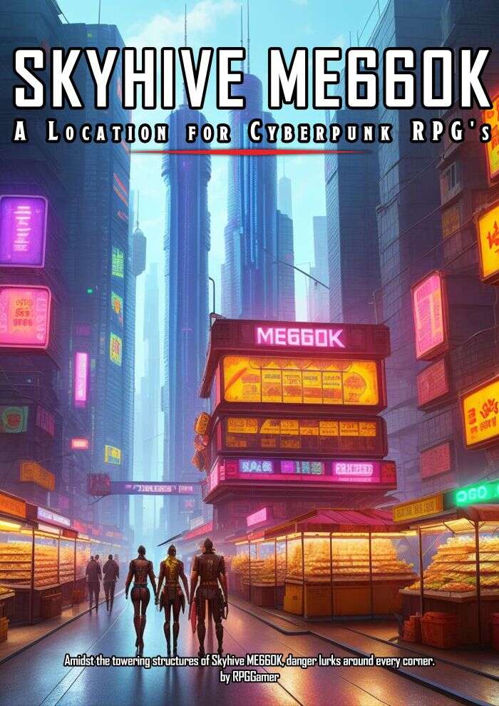 Skyhive ME660K: A Location for Cyberpunk RPG's - RPGGamer | DriveThruRPG