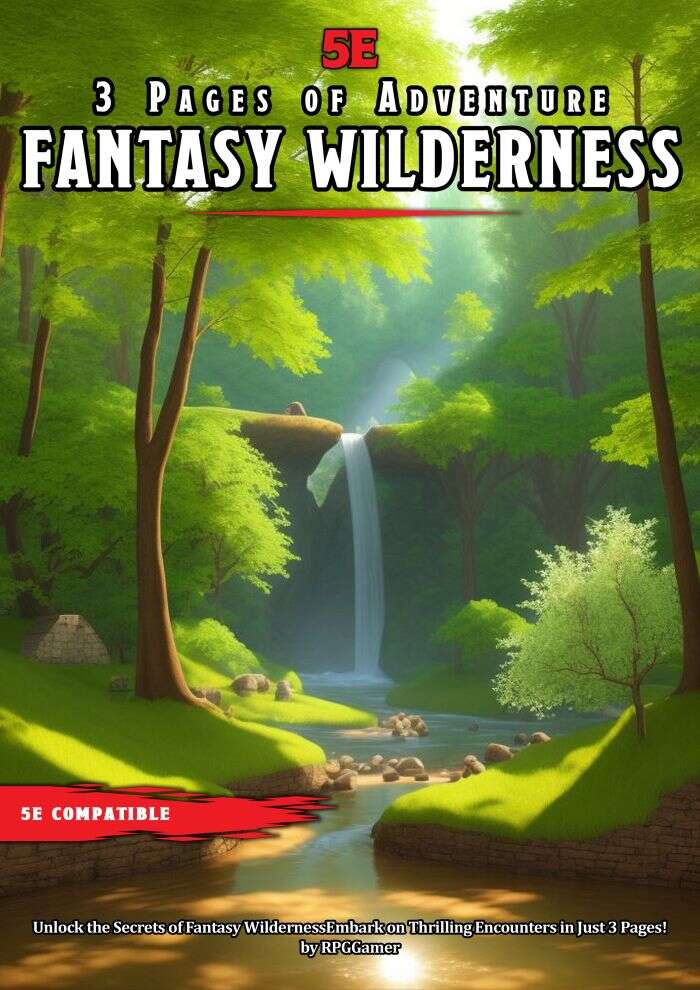 3 Pages of Adventure: Fantasy Wilderness - RPGGamer | Pages of ...