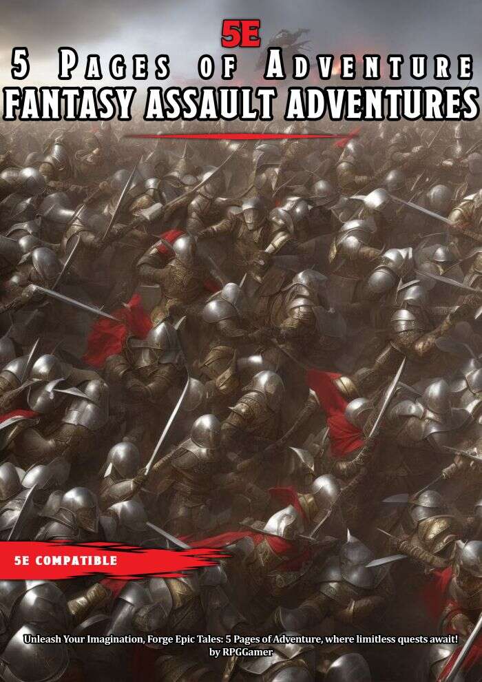 5 Pages of Adventure: Fantasy Assault Adventures - RPGGamer | Pages of ...