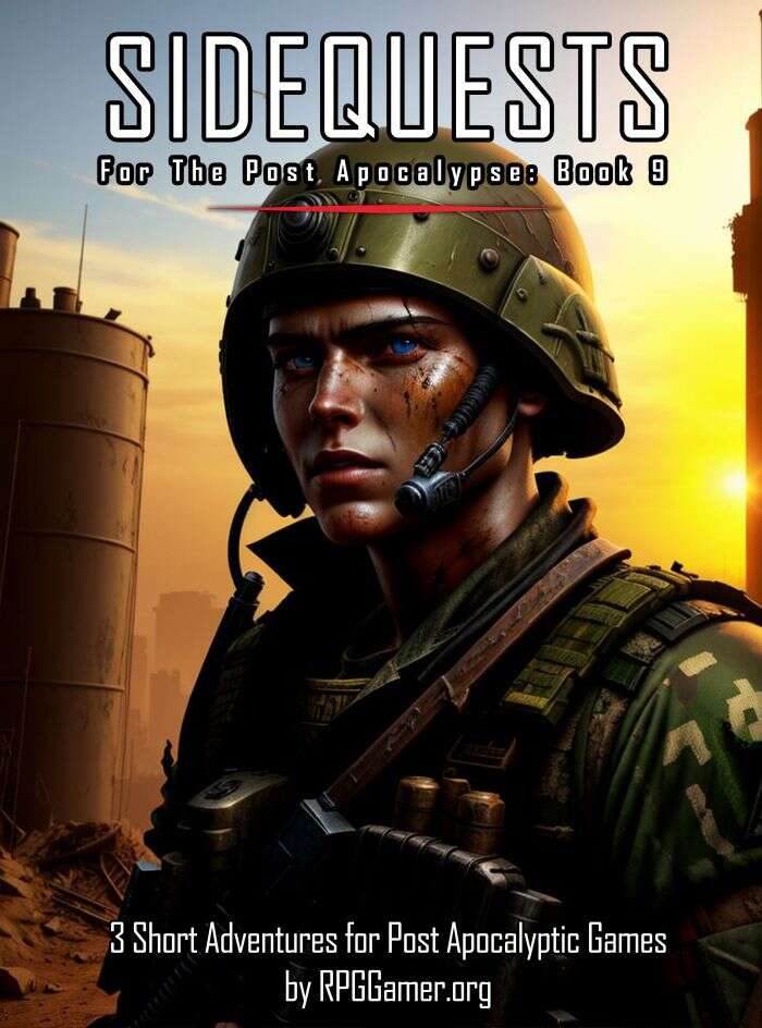 Sidequests for the Post Apocalypse - Book 9 - 3 Adventure Ideas - RPGGamer | DriveThruRPG