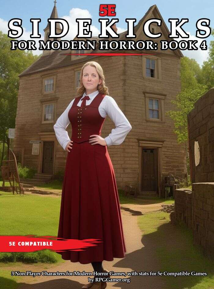 Sidekicks for Modern Horror - Book 4 - 3 Detailed Non-Player Characters ...