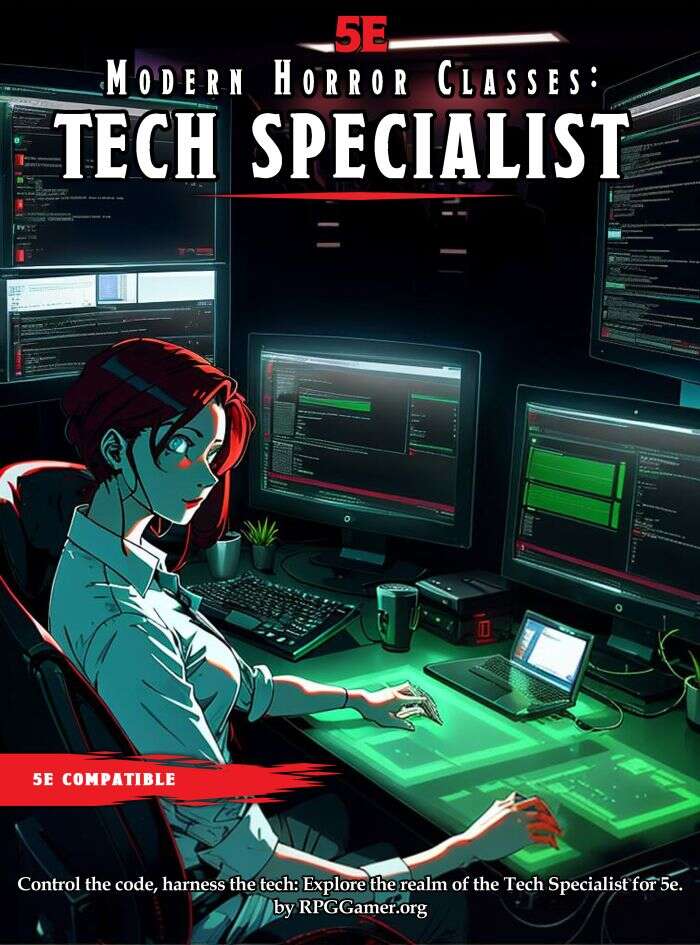 Modern Horror Classes: Tech Specialist - RPGGamer | DriveThruRPG