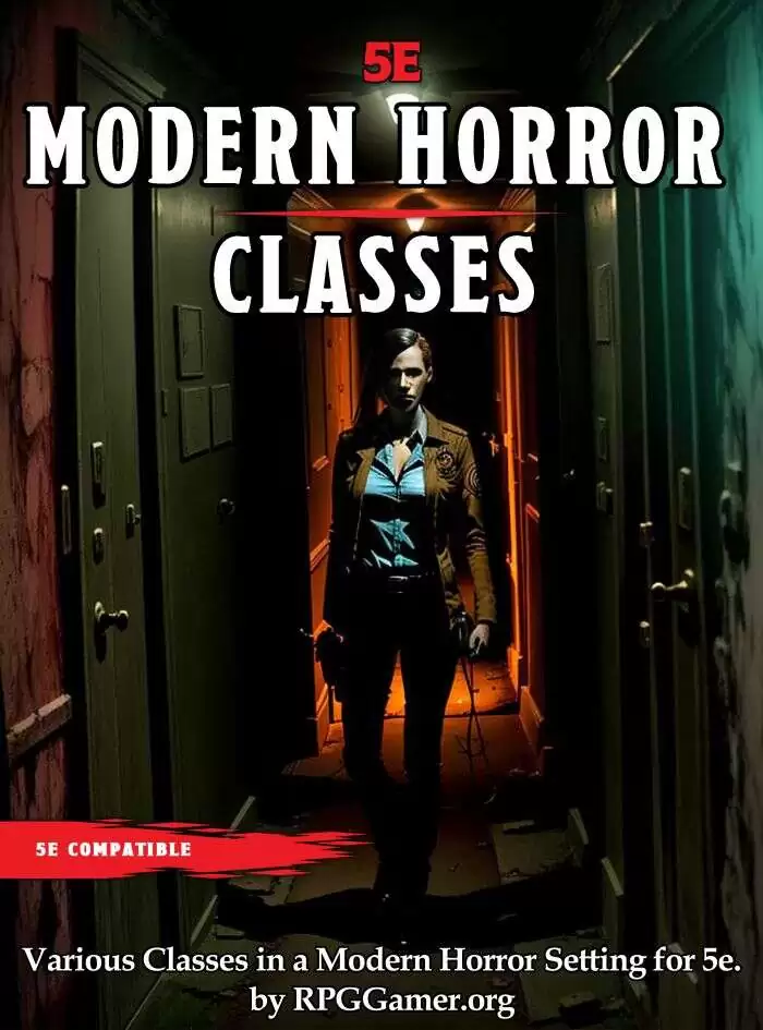 Modern Horror Classes for 5e [BUNDLE] - RPGGamer | DriveThruRPG